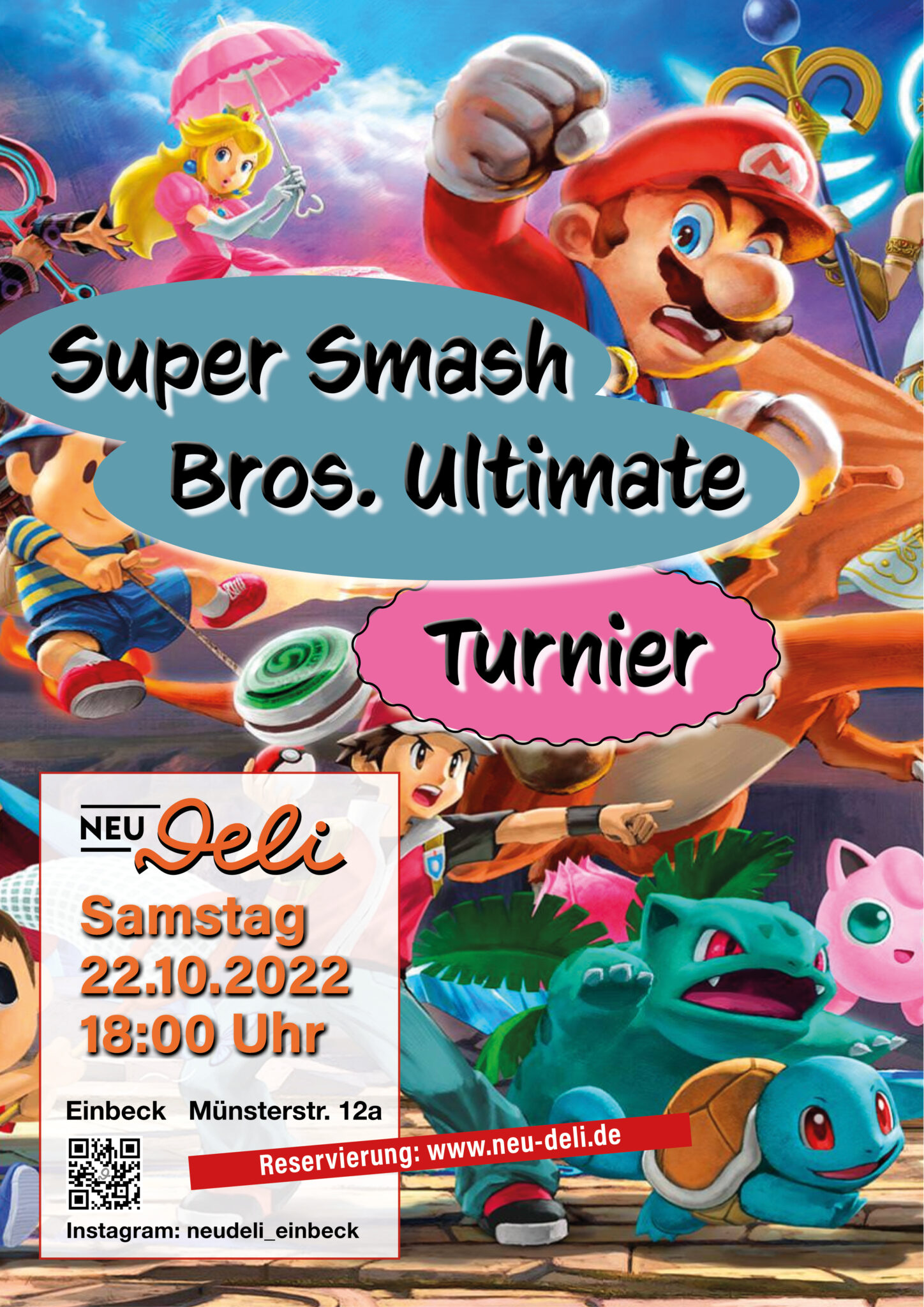 Super Smash Bros. Ultimate Turnier | NeuDeli Einbeck Super Smash Bros. Ultimate Turnier | NeuDeli Einbeck