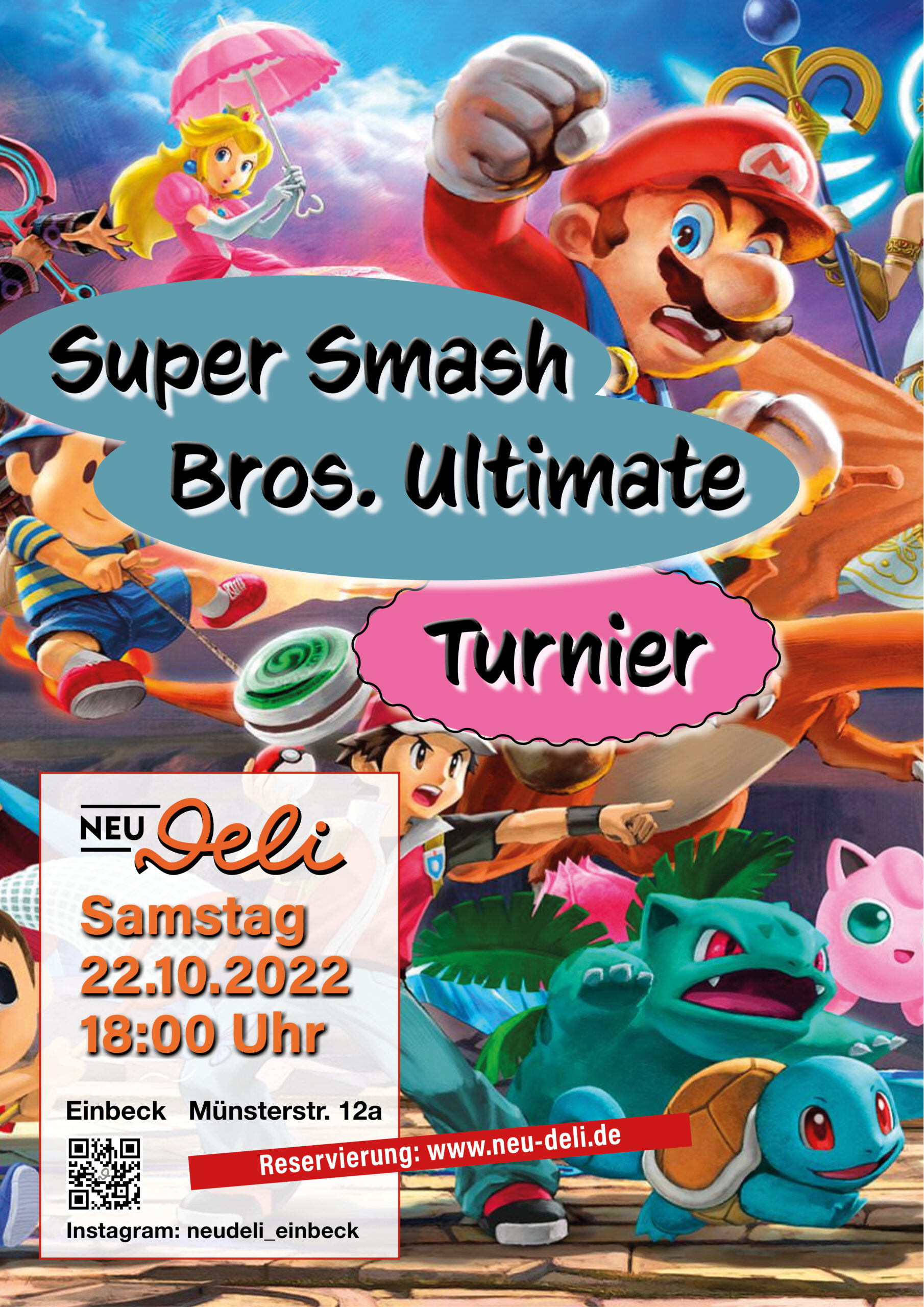 Super Smash Bros. Ultimate Turnier | NeuDeli Einbeck
